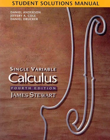 Student Solutions Manual for Stewart's Single Variable Calculus ...