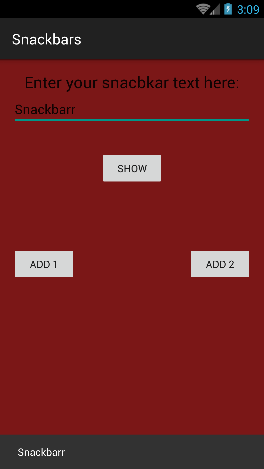 Snackbars Advanced - App on Amazon Appstore