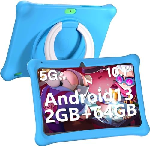 Amazon.com : SGIN Android 13 Tablet for Kids, 10.1 Inch Kids Tablet, 2 ...