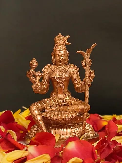 Buy Lalithambikai Idol | Lalitha Devi Idol Made of Pure Copper, God ...