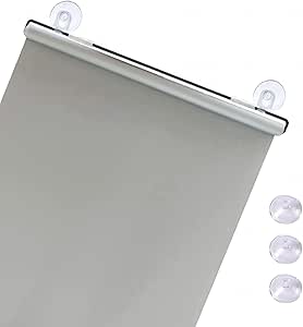 Amazon.com: Blackout Roller Blinds with Suction Cups,Thermal Blackout Roller Shades,Temporary ...