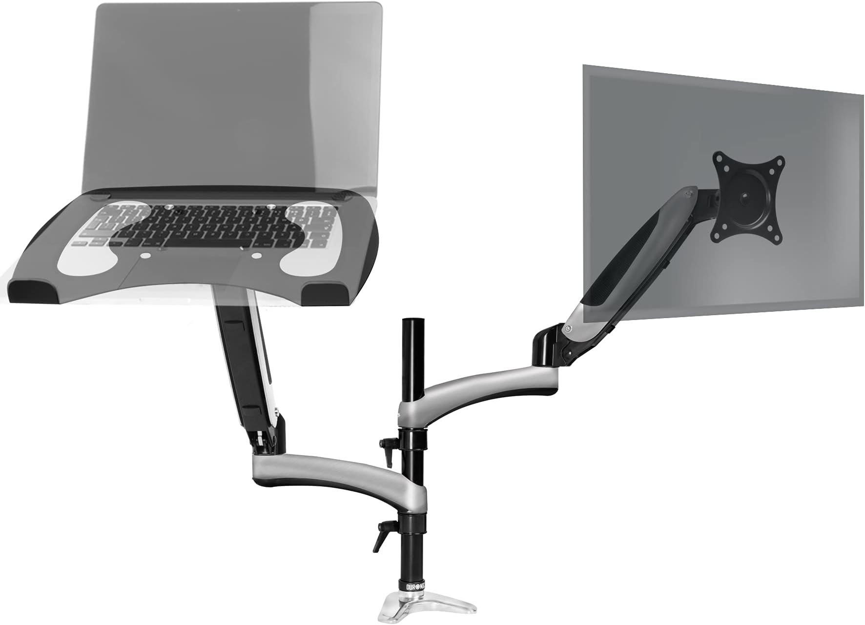 NB North Bayou 2 in 1 Monitorarm, Laptop Ständer für 10-17 Zoll ...