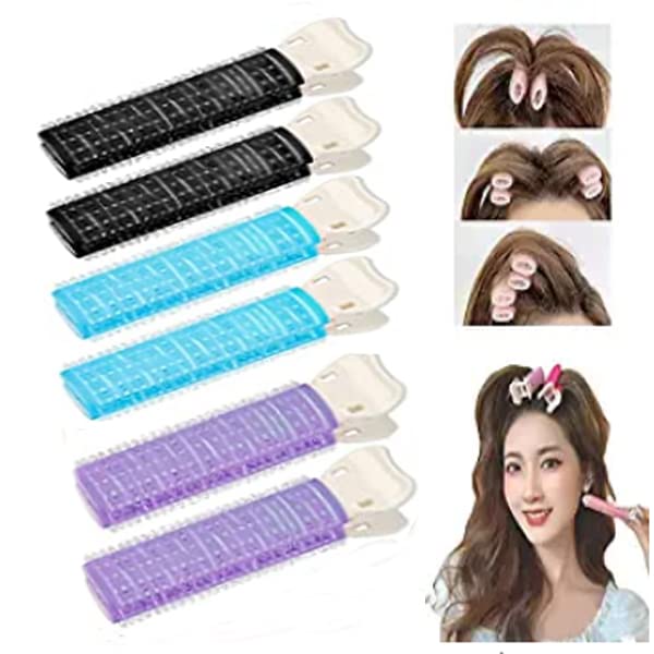 Amazon.com : (6pcs) Volumizing Hair Clips,Volumizing Roller Clips ...