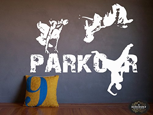 Amazon.com: Parkour Wall Decal Street Sport Decals Parkour Sticker ...