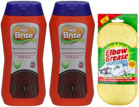 Hob Brite Ceramic, Electric, Halogen and Induction Hob Cream Cleaner ...