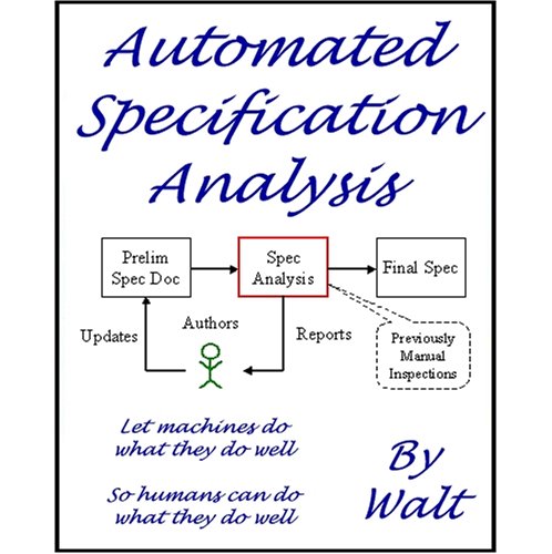 Automated Specification Analysis , Walt, eBook - Amazon.com
