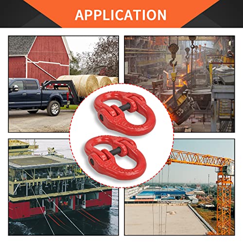 Snapklik.com : TBAPFS 1/2 Grade 80 Alloy Steel Hammerlock Coupling Link ...