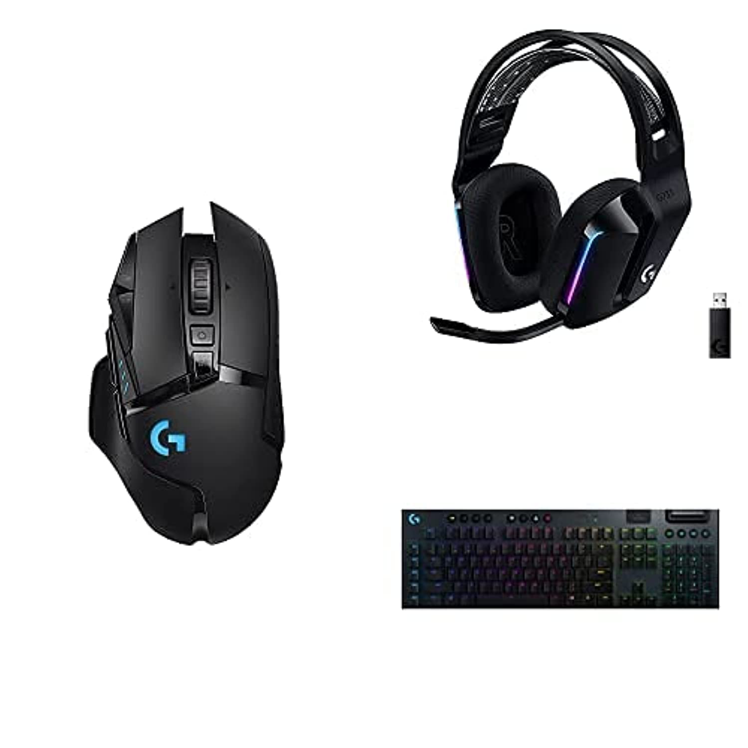 Logitech G502 Lightspeed Wireless Gaming Mouse Black Logitech G733 ...