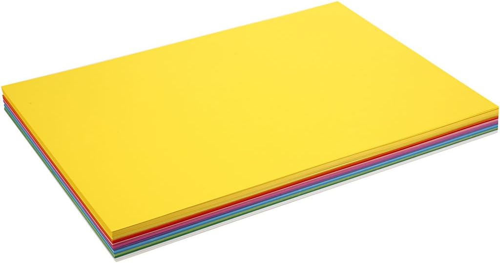 Amazon.com: Cardboard in assorted colours, A2 420 x 600 mm, 180 g ...