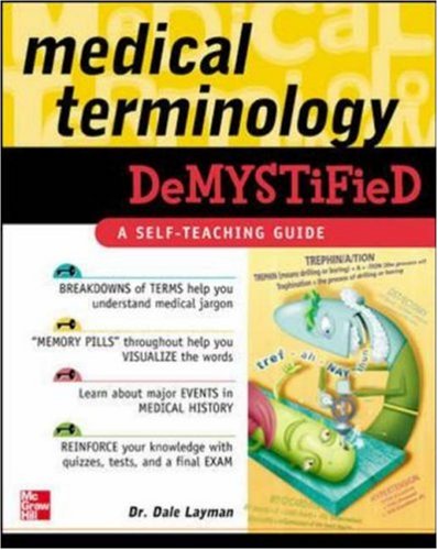 Medical Terminology Demystified: 9780071461047: Medicine & Health ...