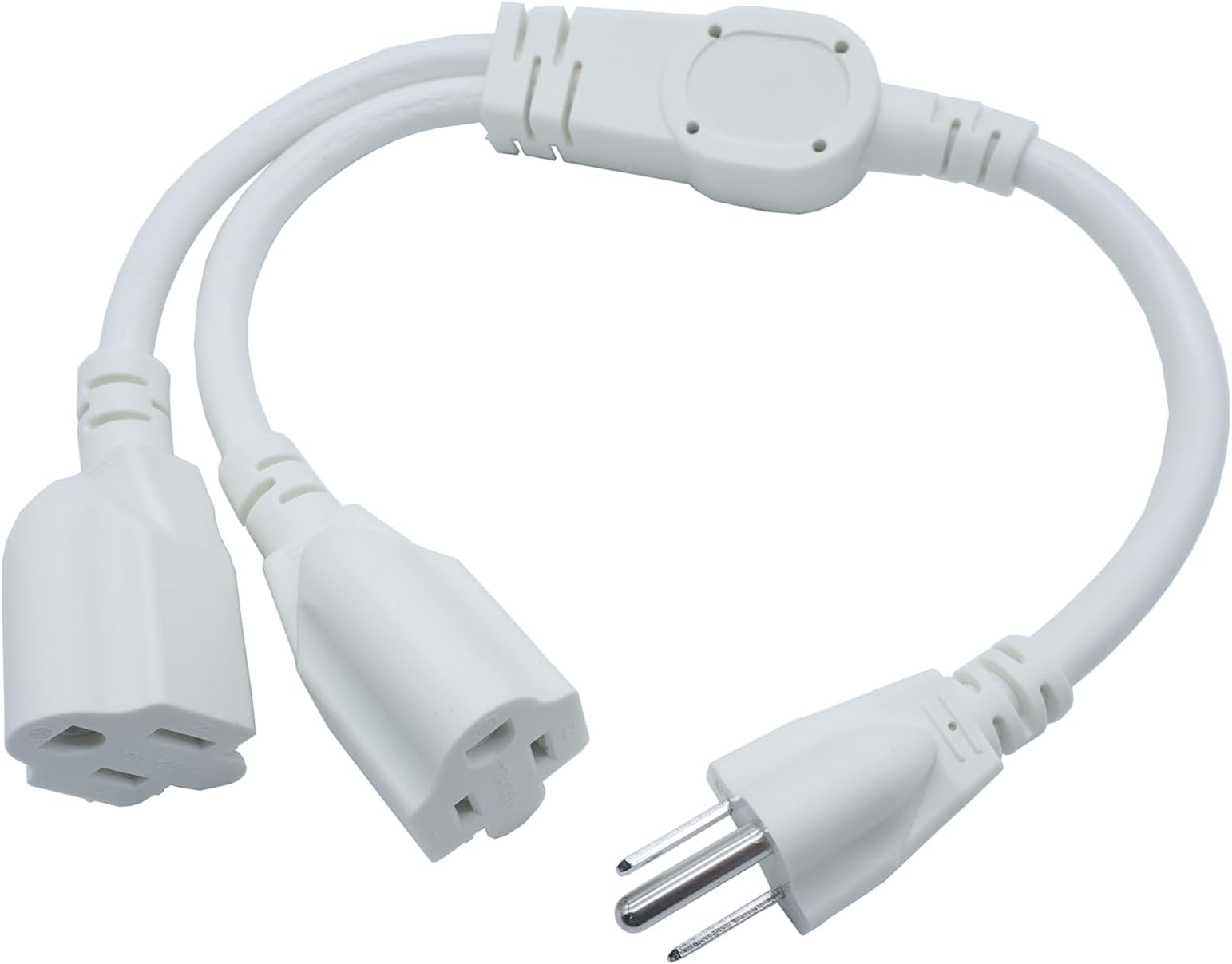 Amazon.com: 3 Prong Extension Cord Splitter, Indoor Outdoor 1.5 FT ...