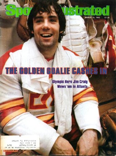 Sports Illustrated March 10 1980 Jim Craig/US Olympic Hockey Team on ...