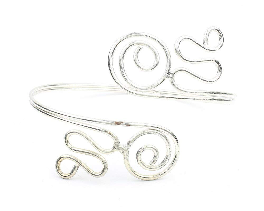 Amazon.com: River Dance Arm Band, Large Upper Arm Cuff, Wire Wrap ...