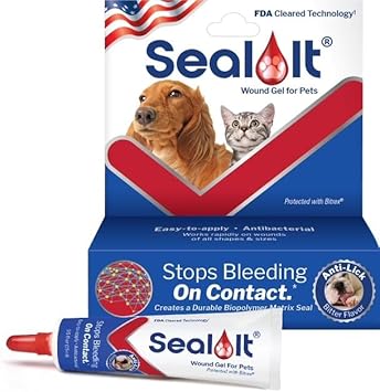 Amazon.com: Seal It® Wound Gel for Pets | US-Made Dog Wound Care Gel to ...