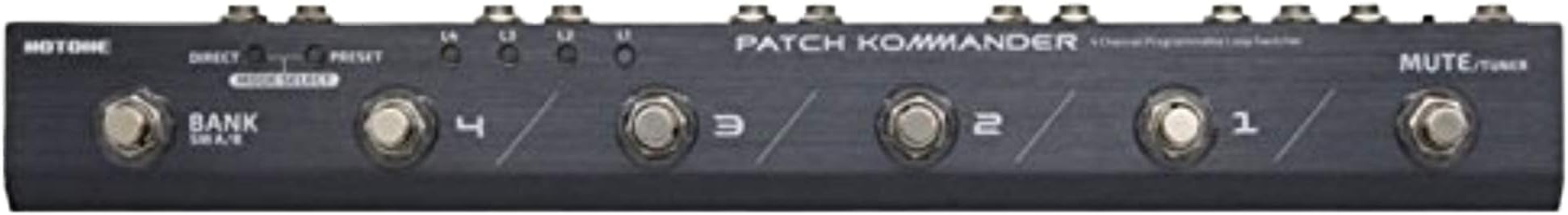 Amazon.com: Hotone Patch Kommander 4-Channel Loop Switcher : Musical ...