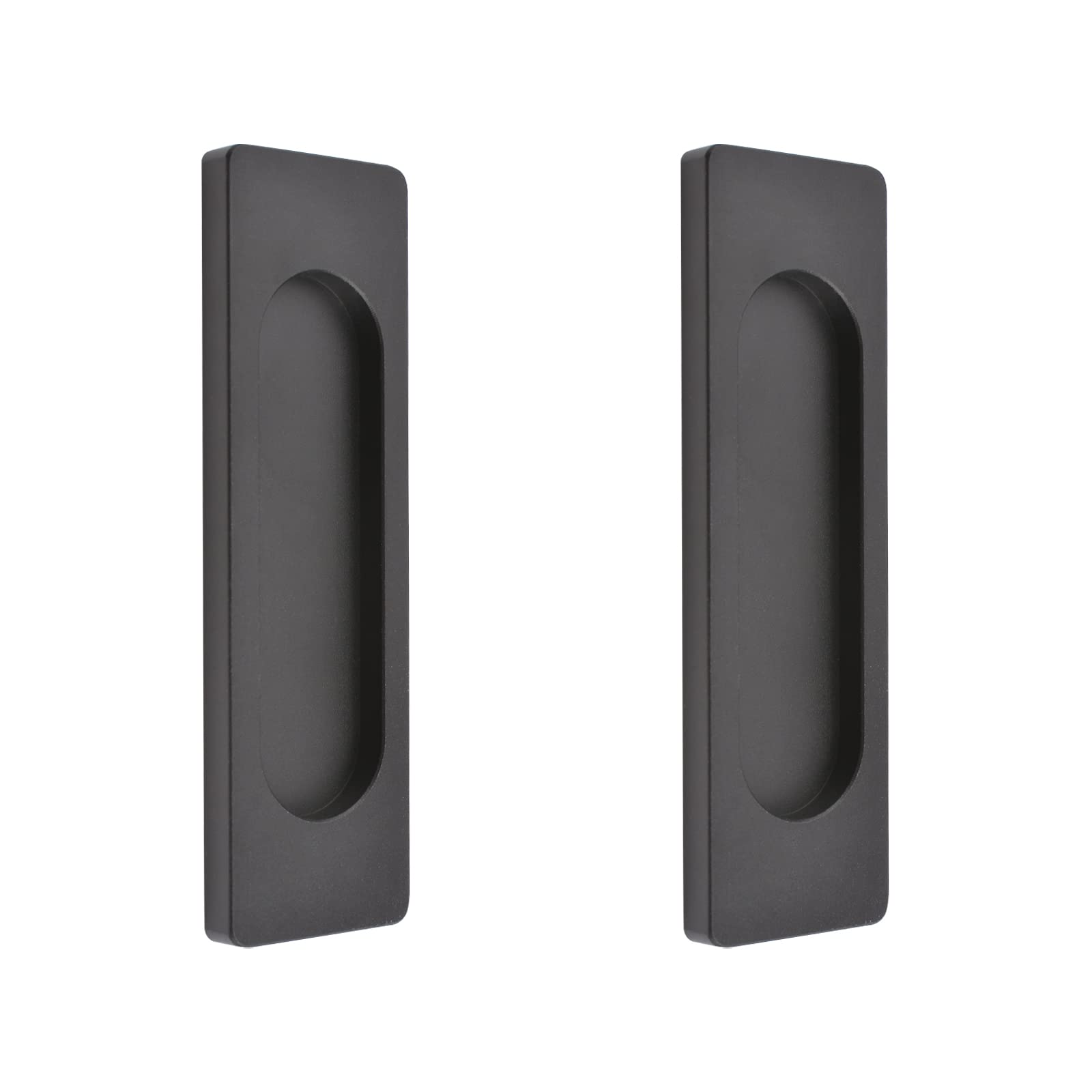 MOROBOR Self-Stick Rectangular Sliding Door Pulls, 2pcs Aluminum Alloy ...