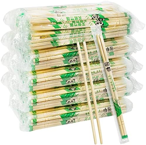 Amazon.com: Hiceeden 360 Pairs Disposable Bamboo Chopsticks ...