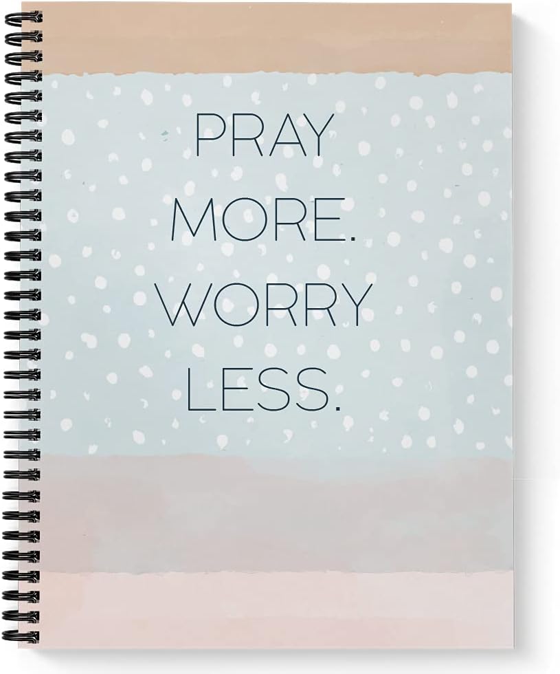 Amazon.com : Softcover Wonderfully Made 8.5" x 11" Religious Spiral ...