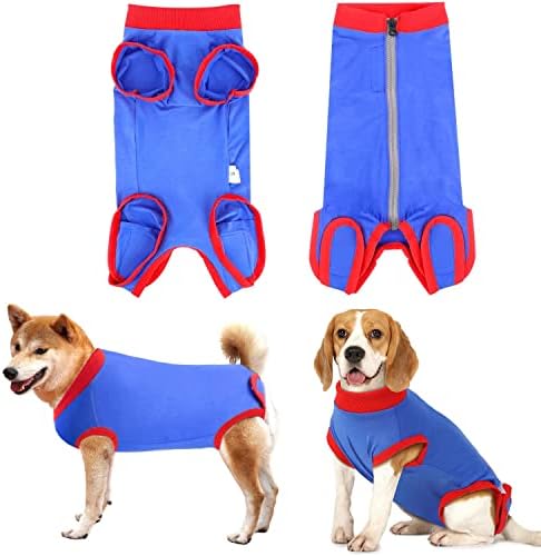 Traje de Recuperación para Perros,Transpirable,recuperación quirúrgica ...