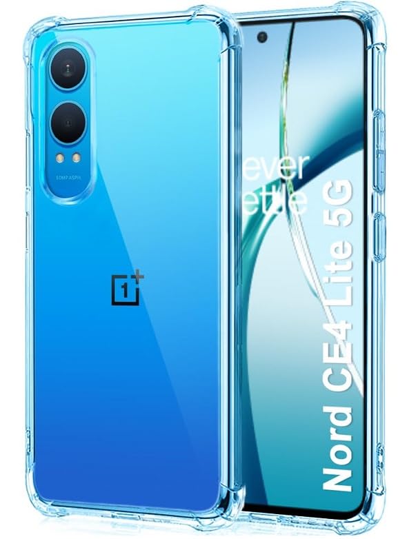 KrKis Crystal Clear Oneplus Nord CE4 Lite Polycarbonate Back Cover Case ...