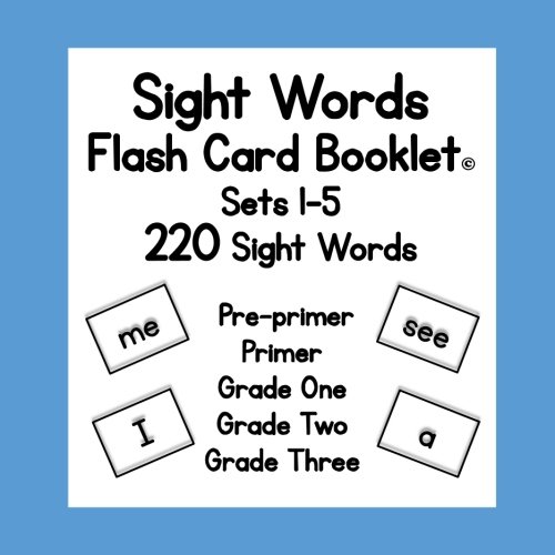 Sight Words: Flash Card Booklet: Heaven, Schoolhouse: 9781534605466 ...