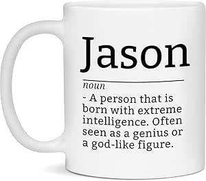 Amazon.com: TYCLTY Jason Definition Mug, Jason Coffee Mug, Gift For ...