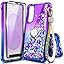 Amazon.com: WDHD Compatible with Samsung Galaxy S24-FE Case Crystal Gem | Glitter Floating ...