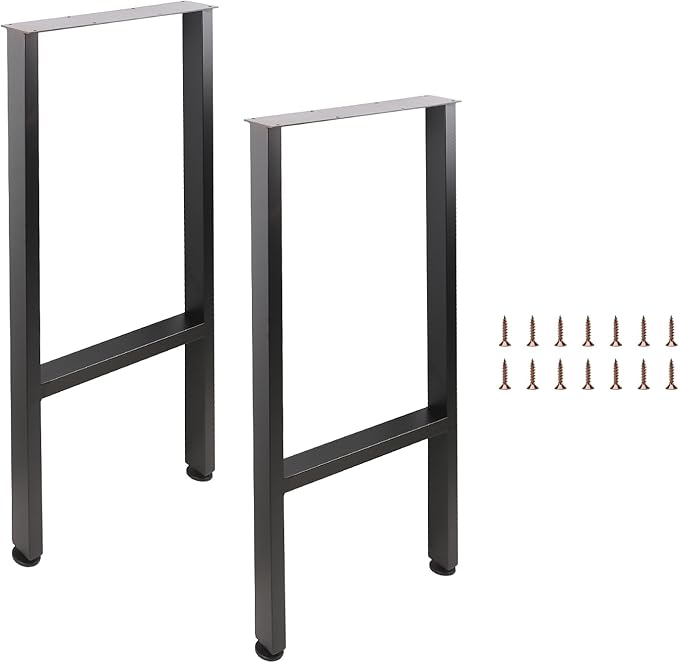 Amazon.com: iWEDN Counter Height Table Legs 36 inch, Bar Height Table Legs, Heavy Duty Metal ...