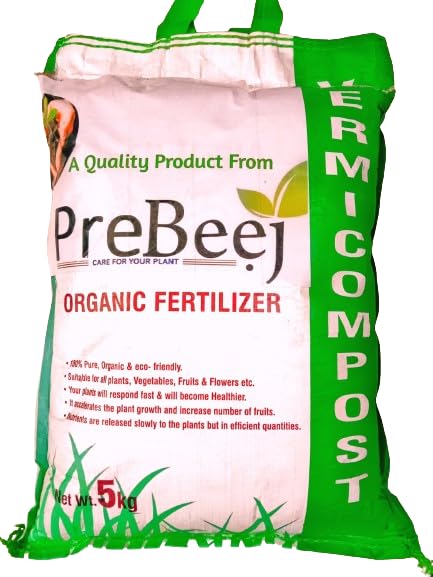 PreBeej Vermicompost Organic Fertilizer for Plants Nutrients for All ...