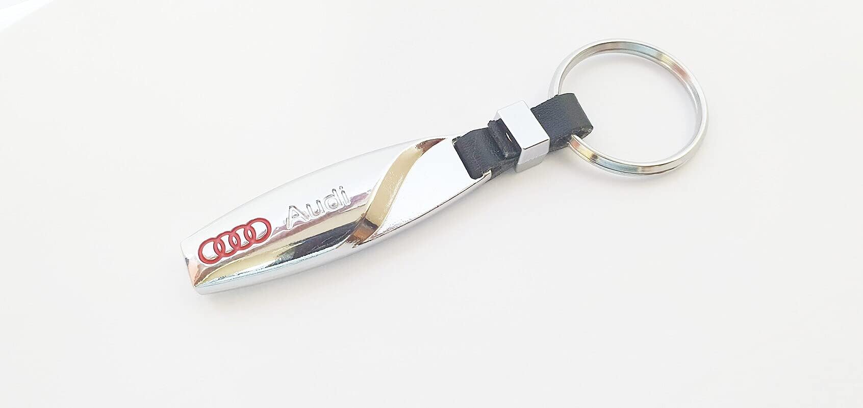 Audi A1, A2, A3, A4, A5, A6, A7, A8, Q5, Q7 keyring keychain ring Key ...