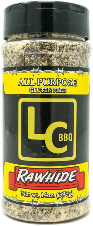 Amazon.com : LC BBQ Rawhide All Purpose Seasoning 14oz : Grocery ...