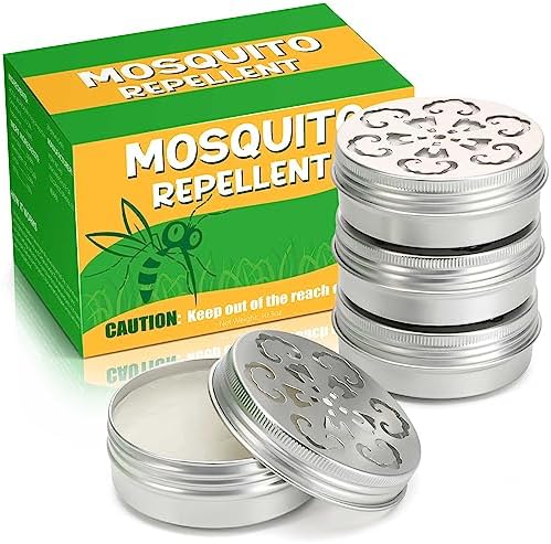 Amazon.com: 4 Pack Powerful Mosquito Repellent - Natural Deet Free ...