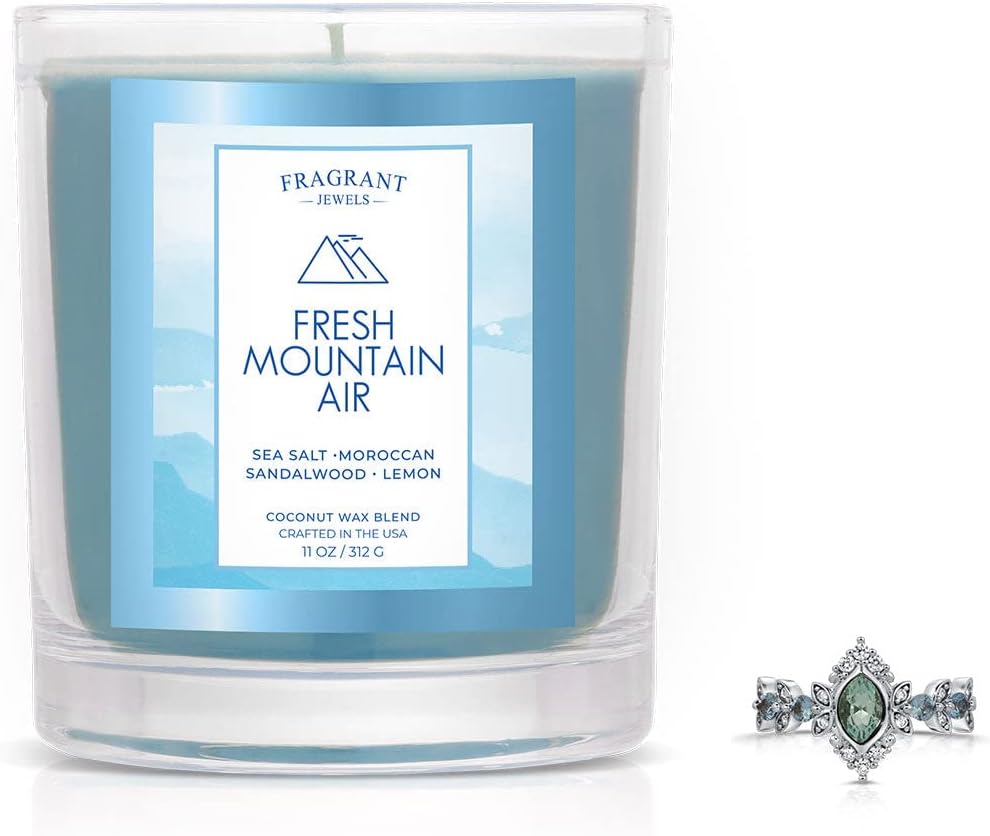 Amazon.com: Fragrant Jewels Signature Fragrance Scented Candle with ...