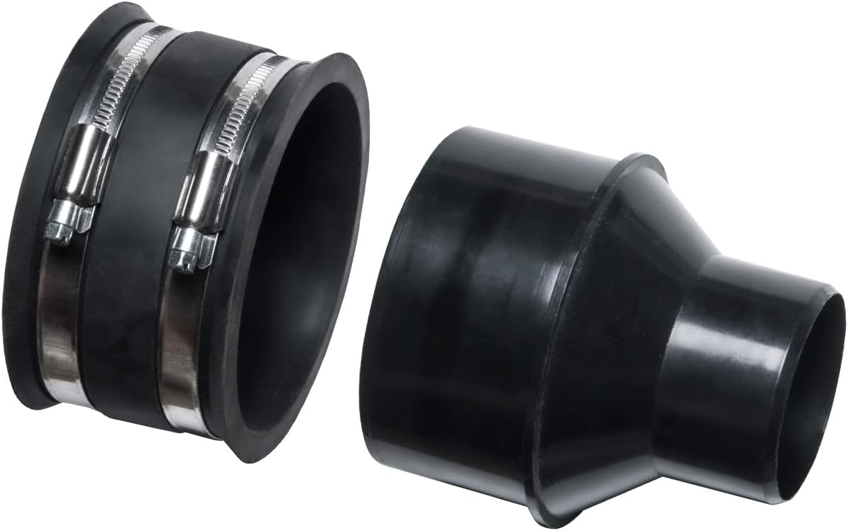 Amazon.com: POWERTEC 70349 4 Inch to 2-1/2 Inch Reducer and 2-1/2 Inch ...