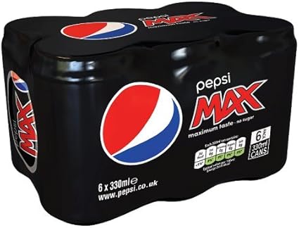 Pepsi Max, 330ml (6 Pack) : Amazon.co.uk: Grocery