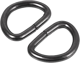 Amazon.com: uxcell Metal D Ring 0.39"(10mm) D-Rings Buckle for Hardware ...