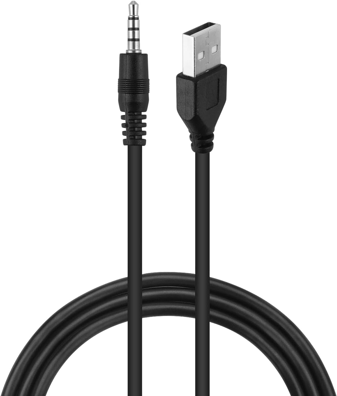 USB to 3.5mm Jack Data Sync & Charge Cable - Works with MP3 / MP4 ...