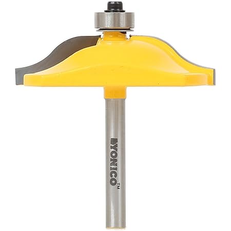 Yonico 12144 Vertical Raised Panel Router Bit, Bevel, Cutting Height 1 ...