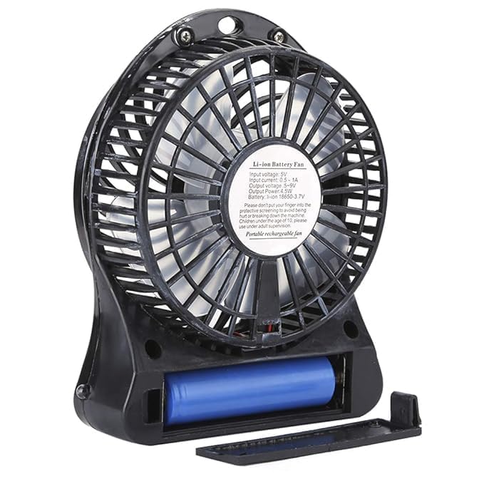 KRIPICS Mini Fan USB Powered Portable Personal Handheld Fan Electric ...