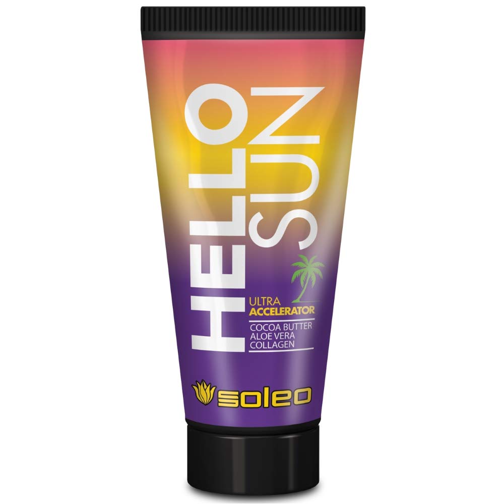 Soleo Hello Sun Ultra Accelerator sunbed Tanning Lotion cream (150ml ...