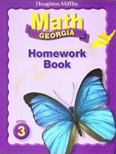 Mathmatics Homework Book Level 3: Houghton Mifflin Mathmatics Georgia (Hm Math 2005): Math ...