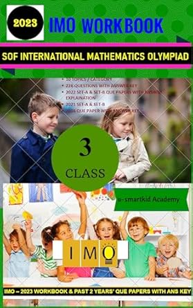 IMO WORKBOOK 2023 CLASS 3 WITH PAST QUE PAPERS & ANSWERS eBook ...