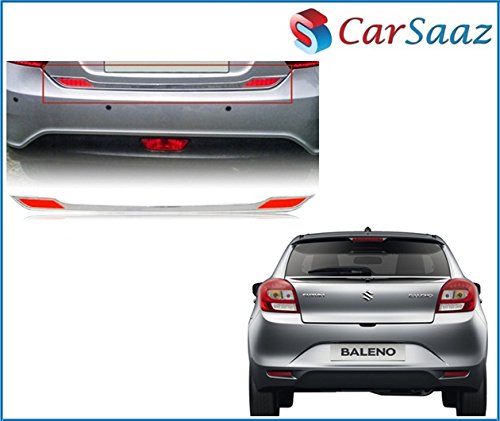 Carsaaz Dicky Chrome/Garnish with Reflector for Maruti Baleno : Amazon ...