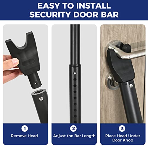 Snapklik.com : HonesaLoc 2-in-1 Door Security Bar & Sliding Patio Door ...