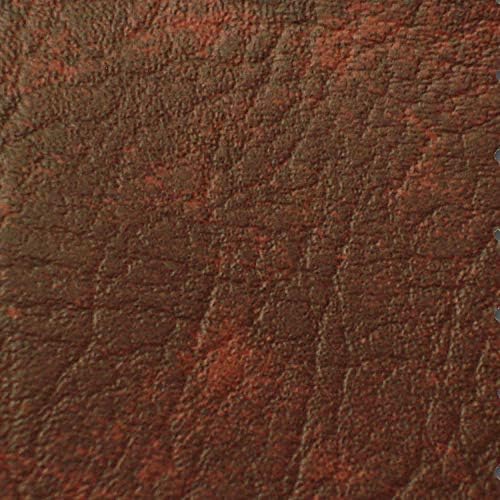 1 Metre Chestnut PVC Leatherette Fabric – Textured Faux Leather Vinyl ...