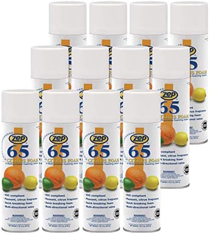 Amazon.com: Zep 65 Foaming Citrus Multi-Purpose Cleaner 3701 (Case of ...
