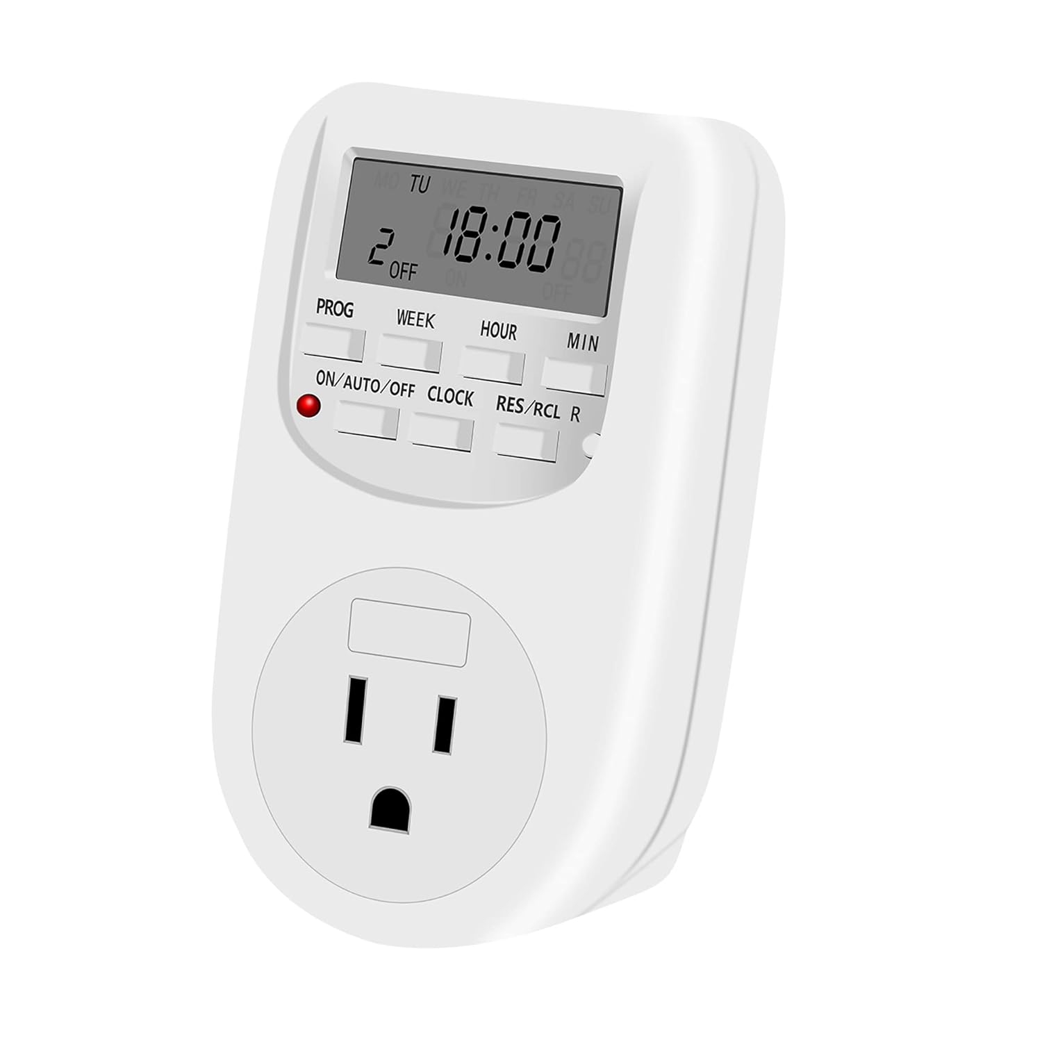 NICREW Outlet Timer 24 Hours Programmable And Plug In Timer For NICREW Outlet Timer 24 Hours Programmable And Plug In Timer For