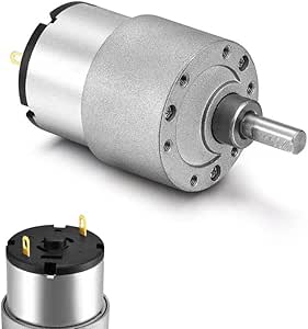 JGB37-520 DC 6V/12V/24V High Torque Gear Motor All Metal Gear Box ...