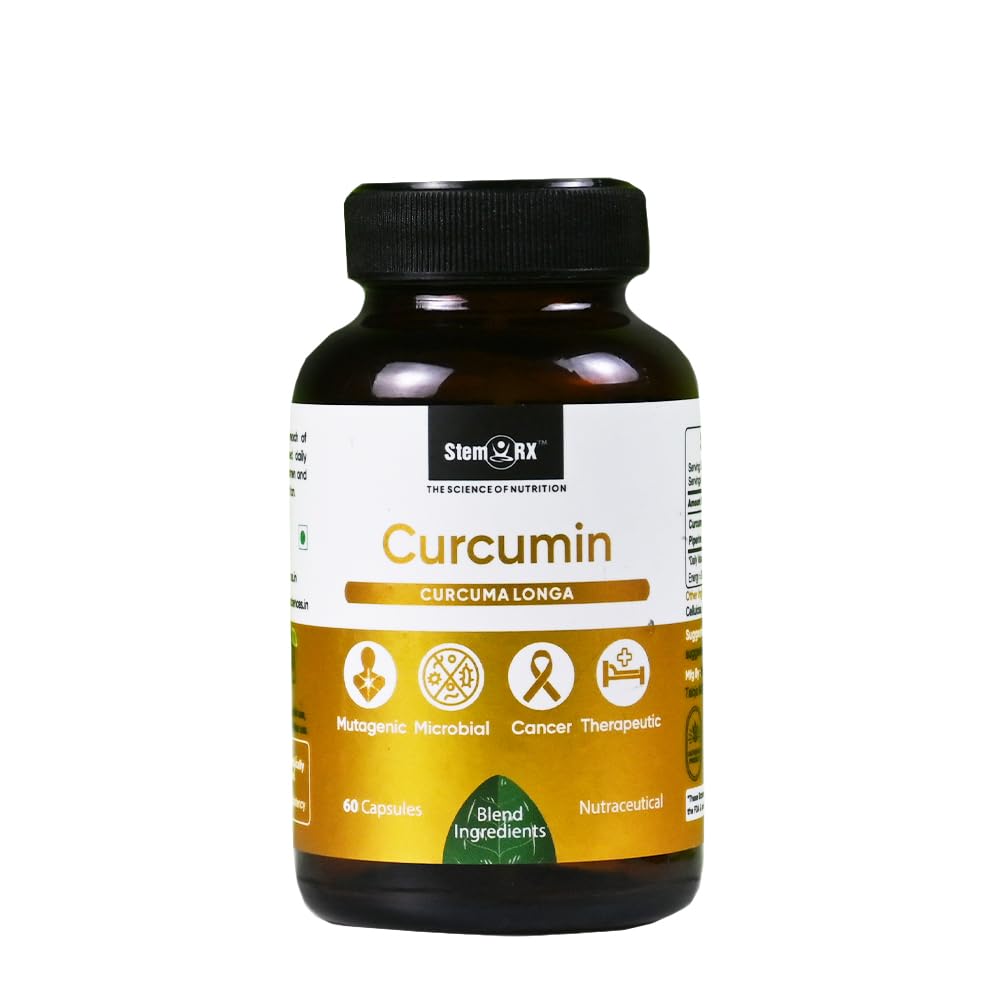 Stemrx Biosciences Curcumin 505mg Supplements Turmeric Haldi Extract ...