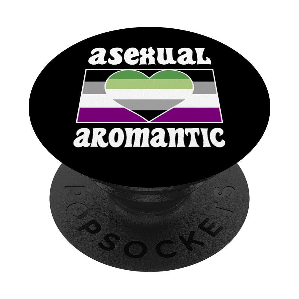 Buy Asexual Aromantic Pride Cute Funny Ace Aesthetic Stuff PopSockets ...